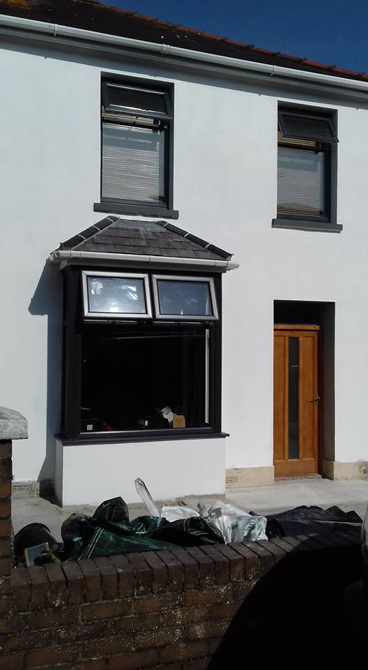 Hip Slate Roof By Pauls Plastering In Llanelli - Paul's Plastering Llanelli